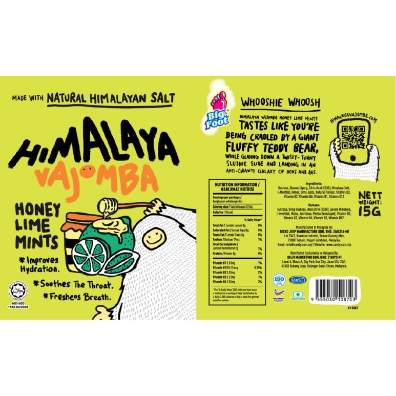 [말레이시아 구매대행] 히말라야 솔트 허니 라임 민트 사탕 Himalaya Honey Lime Mints : 네이버 블로그