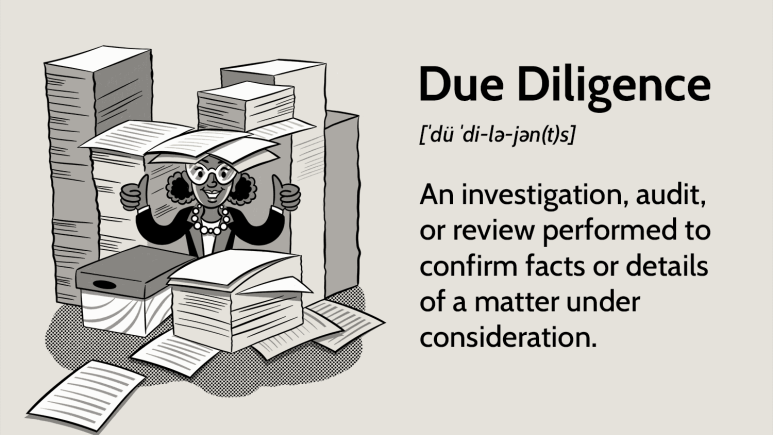 실사(DD: Due Diligence) : 네이버 블로그
