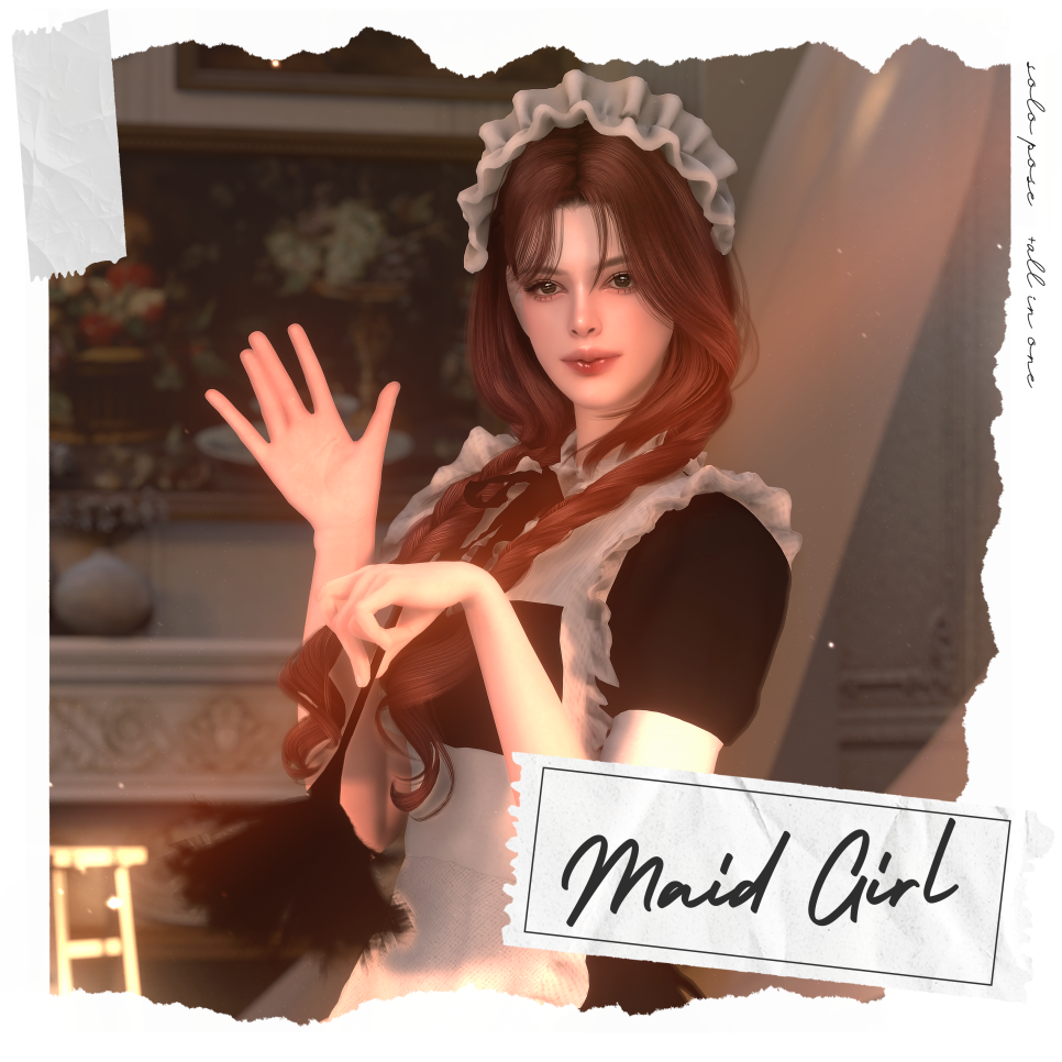[심즈4 포즈] Maid Girl : 네이버 블로그