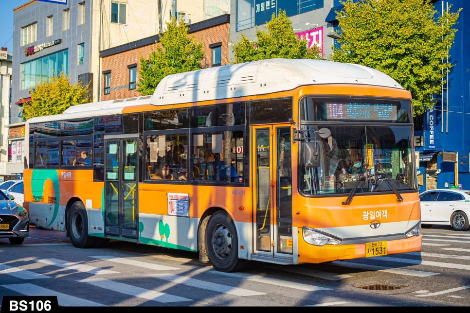 [익산/시내] 광일여객 104번 1531호 대우 NEW BC211 NGV"15 : 네이버 블로그