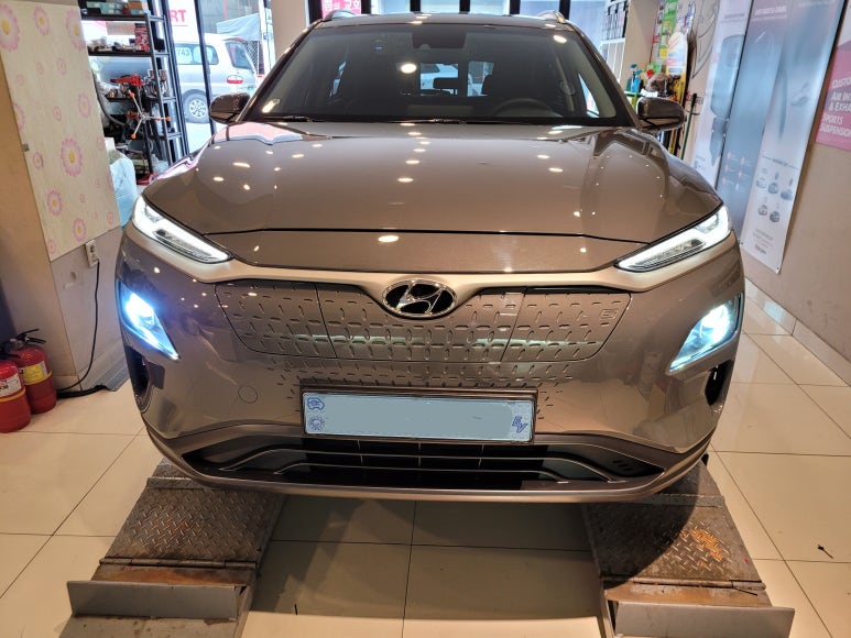 코나 Ev 전기차 Led헤드램프 시공으로 더 밝고 환하게~ 네이버 블로그
