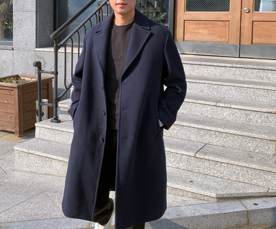남자 겨울 코트 브랜드 Stco 에스티코 코디 쉬운 남성 롱코트 추천 네이버 블로그