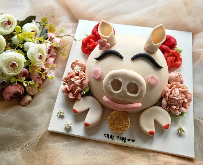 인천 개업축하 돼지머리떡케이크 개업식떡케이크 고사떡케이크 서구 청라 가정동 루원시티 석남동 : 네이버 블로그