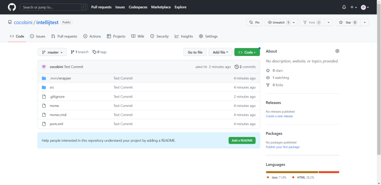 [IntelliJ/Github] 인텔리제이로 git 사용하기 : 네이버 블로그
