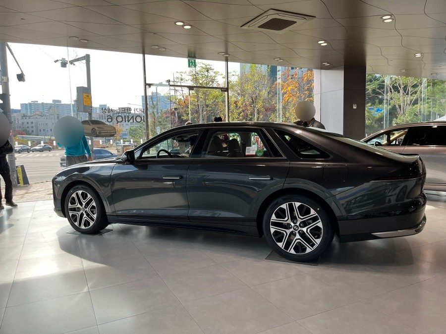 그랜저 GN7 신형 프리미엄 녹턴그레이 메탈릭 실물 후기 : 네이버 블로그