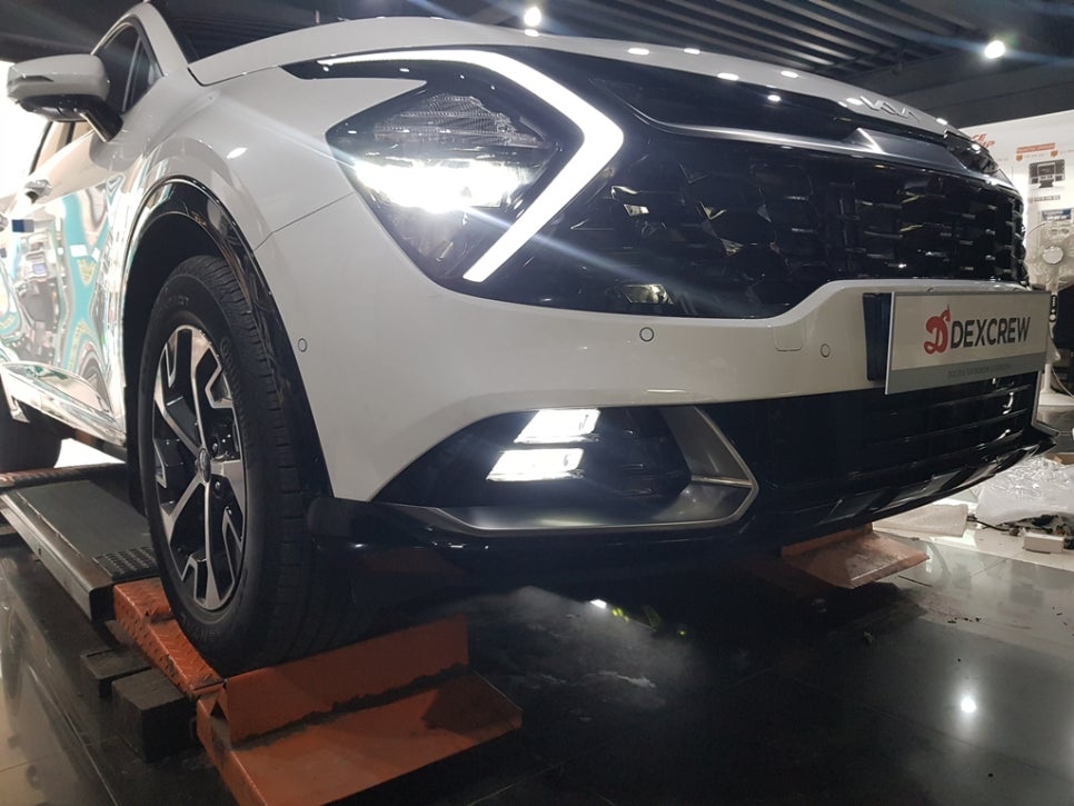 스포티지 NQ5, 순정LED안개등 튜닝후기. 덱스크루 평택점 : 네이버 블로그