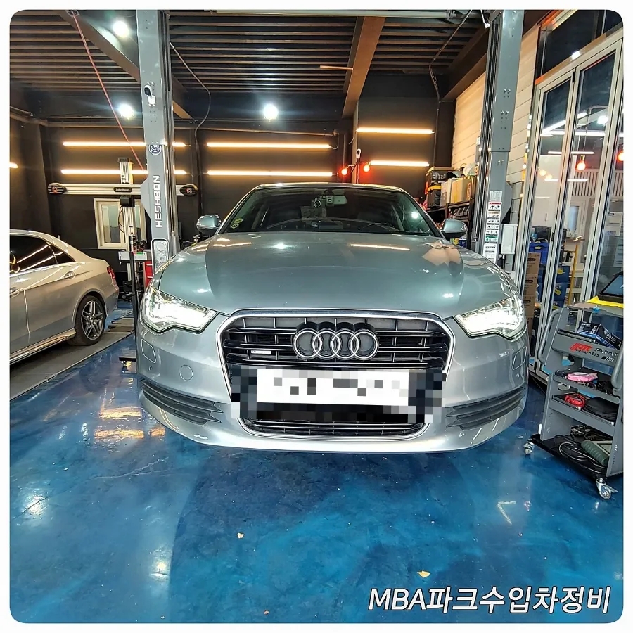 아우디 A6 A4 수입차 브레이크 제동장치의 상식 김해 주촌 장유 부산 창원 수입차 정비 브레이크 패드 교환 Mba 파크 수입차