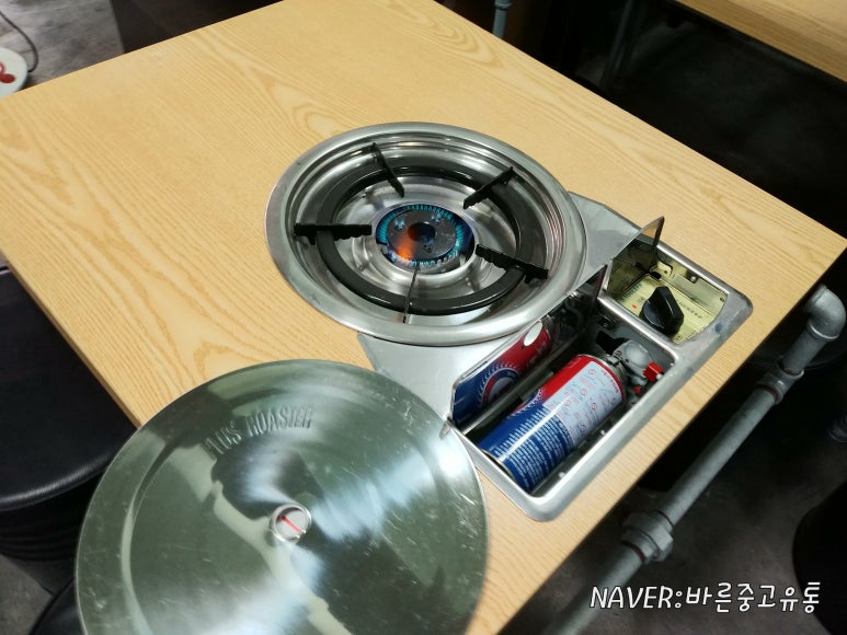 업소용 중고식탁 부탄가스용 가스렌지 로스타 불판식탁 창원 중고업소용 식탁 의자 식당집기창원시 네이버 블로그