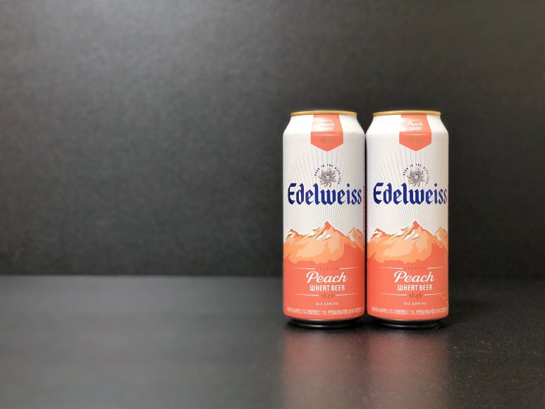 여성을 위한 복숭아 맛 밀맥주(Wheat Beer), 에델바이스 피치(Edelweiss Peach) 시음기 : 네이버 블로그
