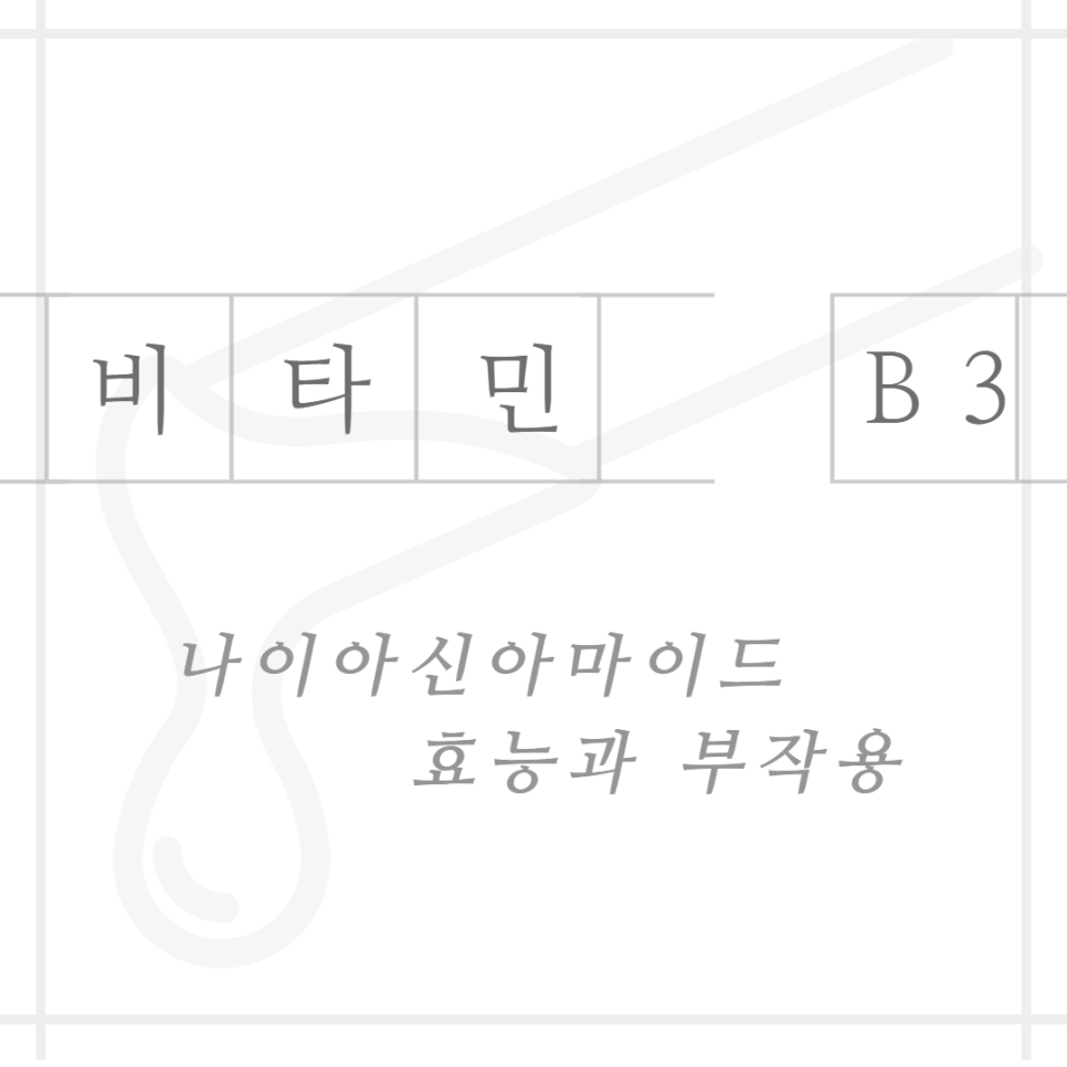 비타민 B3 나이아신아마이드 효능과 부작용을 알고 사용하세요 네이버 블로그