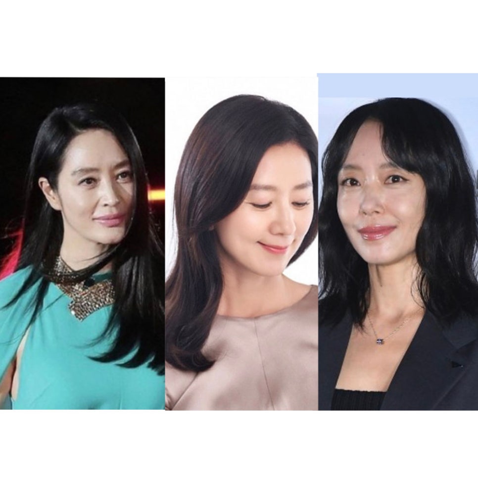 멋진 50대 중년여성 연예인 헤어스타일 전도연 김희애 김혜수 머리 네이버 블로그