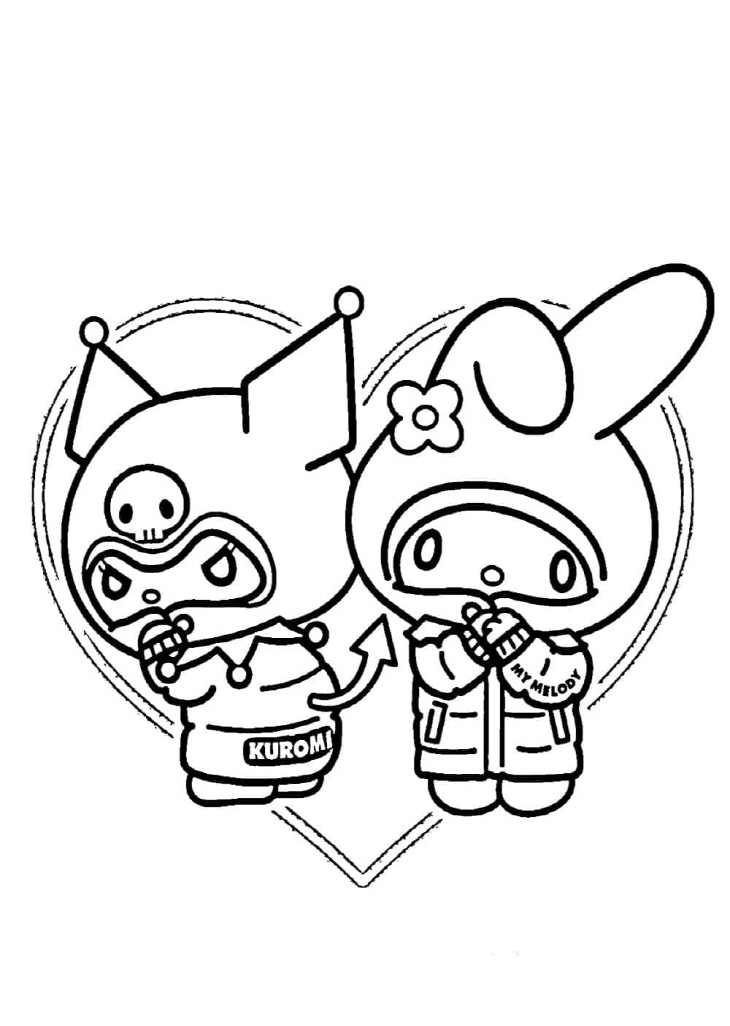 무료다운 산리오 색칠공부마이멜로디 색칠도안 산리오 색칠도안 마이멜로디 색칠공부99종 나눔 네이버 블로그