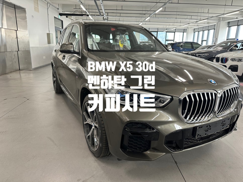 BMW X5 xdrive 30d M 스포츠 멘하탄그린/커피시트 출고 리뷰! : 네이버 블로그