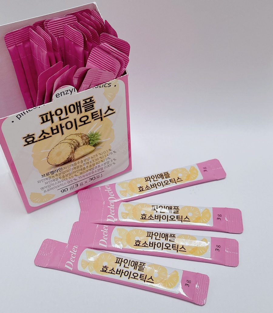 디클렌 파인애플 효소바이오틱스 브로멜라인 효소다이어트 프로바이오틱스 네이버 블로그