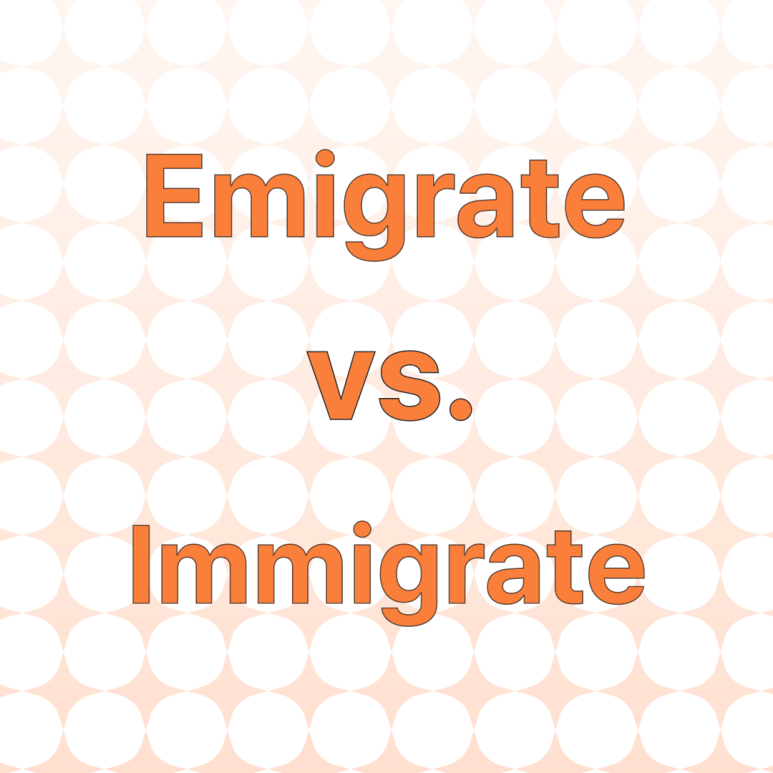 Emigrate vs. Immigrate 영단어 차이 알아보기 - 헷갈리는 영단어 #49 : 네이버 블로그