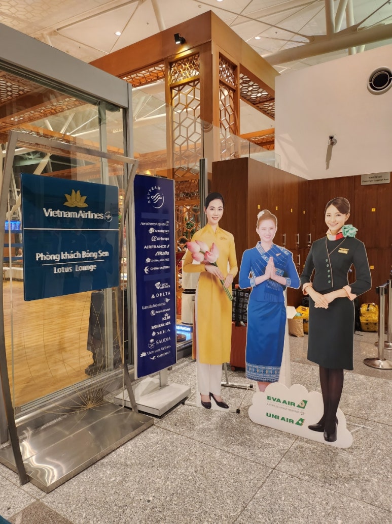 하노이 공항 국제선 로터스 라운지 베트남항공 비즈니스 라운지 새벽 비행기의 필수 네이버 블로그