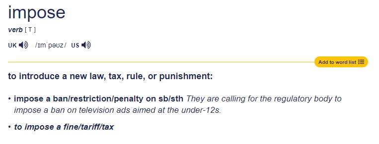 벌금 영어로 과태료 범칙금 차이 부과하다 impose a fine penalty citation speeding ticket ...