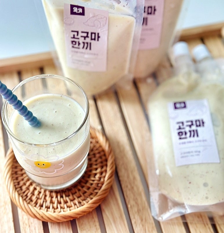 옥키 고구마한끼 베니하루카로 진한 꿀고구마 무설탕 쉐이크 다이어트 아침간편식 효능 : 네이버 블로그