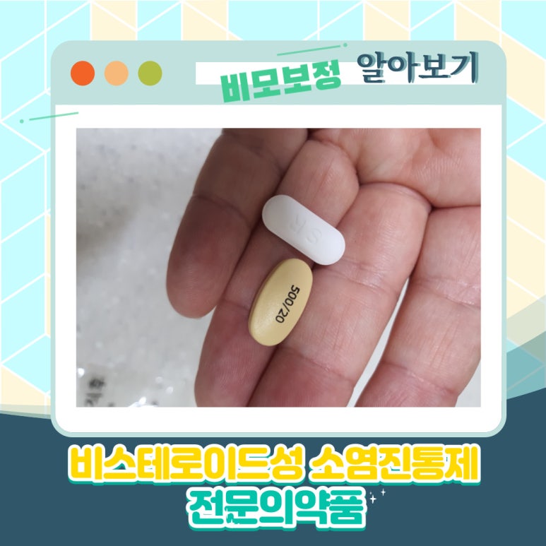 비스테로이드성 소염진통제 비모보정50020mg 효능효과 용법용량 주의사항나프록센 네이버 블로그