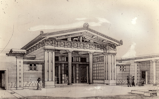 메가론 _신전의 6개 기둥 : 네이버 블로그