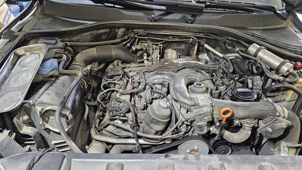 아우디 Q7 3.0 TDI 레일압력 낮음, 엔진부조 출력부족/ P008700 연료 레일시스템 압력 낮음/ 동와셔터짐 인젝터고착 ...