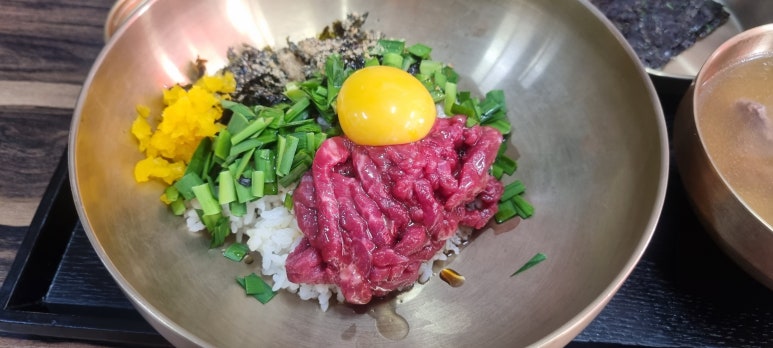 천안중앙시장 점심맛집 들기름육회비빕밥두남리들기름육회비빔밥 네이버 블로그