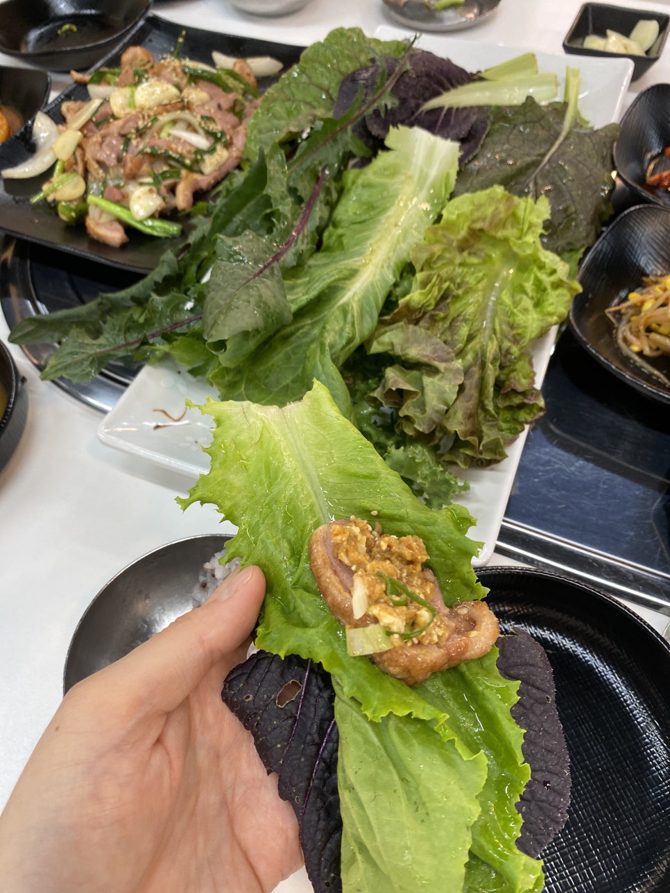 평촌역 쌈밥. 유기농 채소 무한리필 맛집 '채소미담' : 네이버 블로그