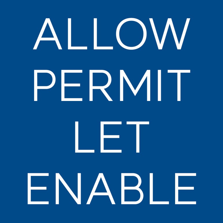 헷갈리는 단어(10): ALLOW, PERMIT, LET, ENABLE : 네이버 블로그