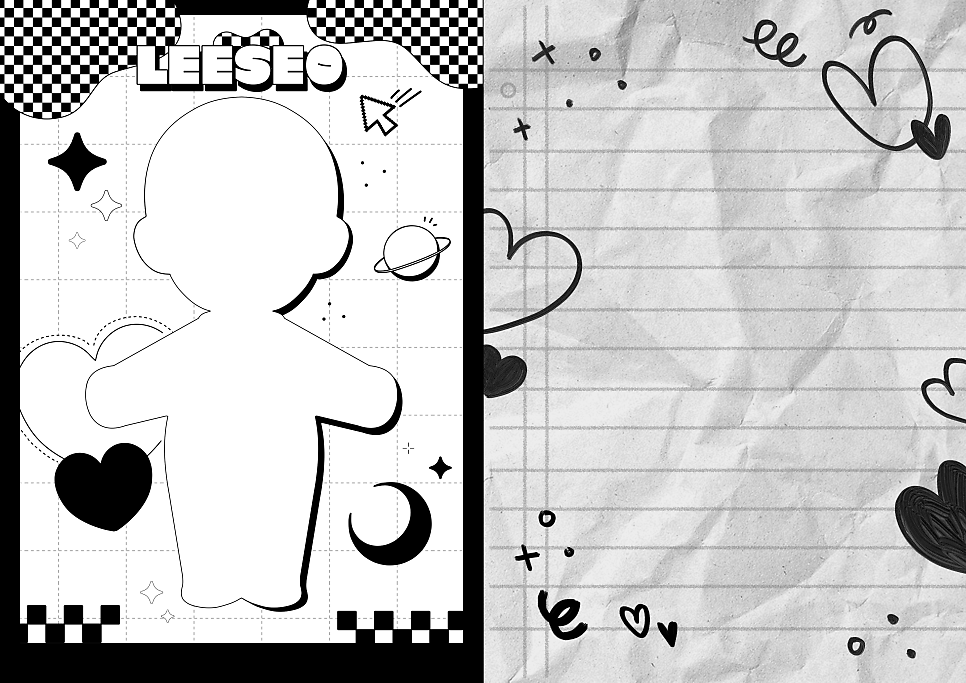 Paper Diy🖤아이브 미니 앨범 만들기🖤무료도안무료배포 네이버 블로그