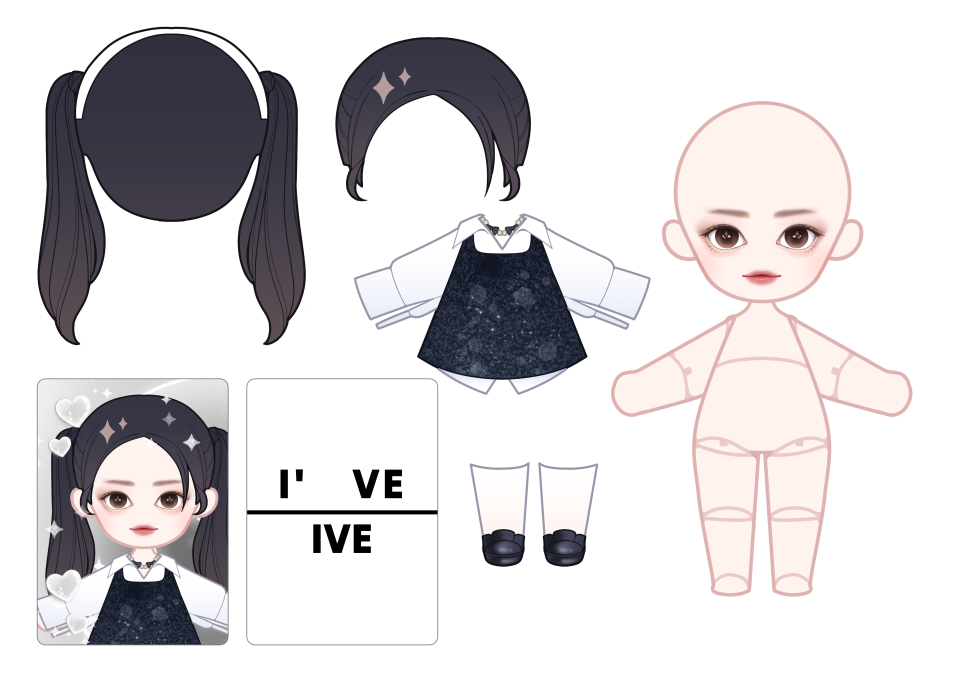 Paper Diy🖤아이브 미니 앨범 만들기🖤무료도안무료배포 네이버 블로그