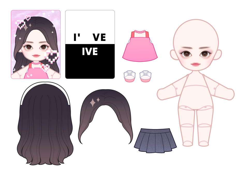 Paper Diy🖤아이브 미니 앨범 만들기🖤무료도안무료배포 네이버 블로그