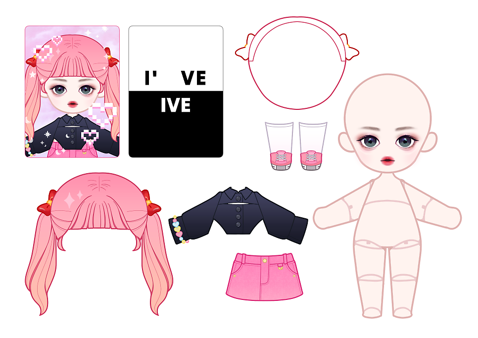 Paper Diy🖤아이브 미니 앨범 만들기🖤무료도안무료배포 네이버 블로그