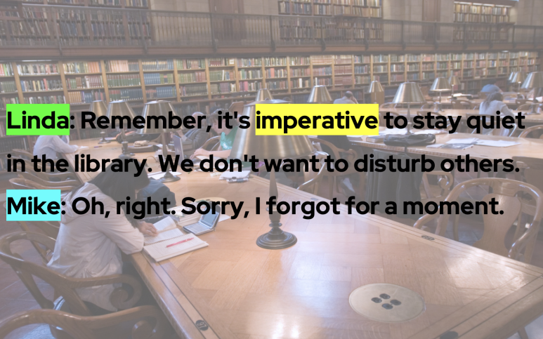 [비즈니스영어] Imperative 뜻 용법 회화 예문 : 네이버 블로그