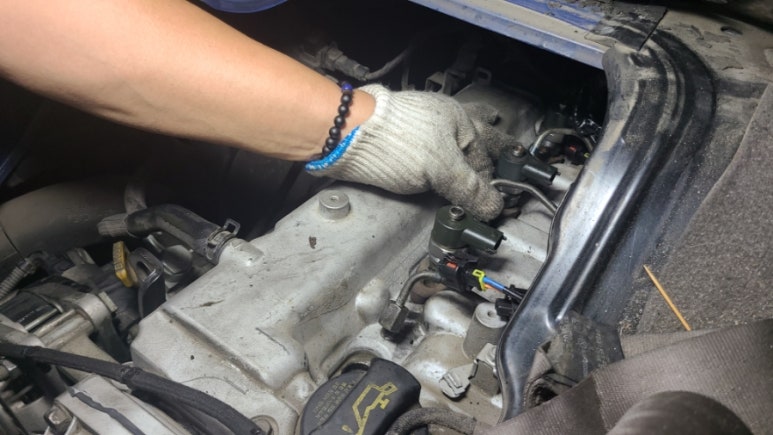 포터2 디젤엔진, 인젝터 교환, 동와샤 교체, 전기배선, P0269 실린더#3, 회로, 신호값 이상, 보정량, CRDI 커먼레일 : 네이버 블로그