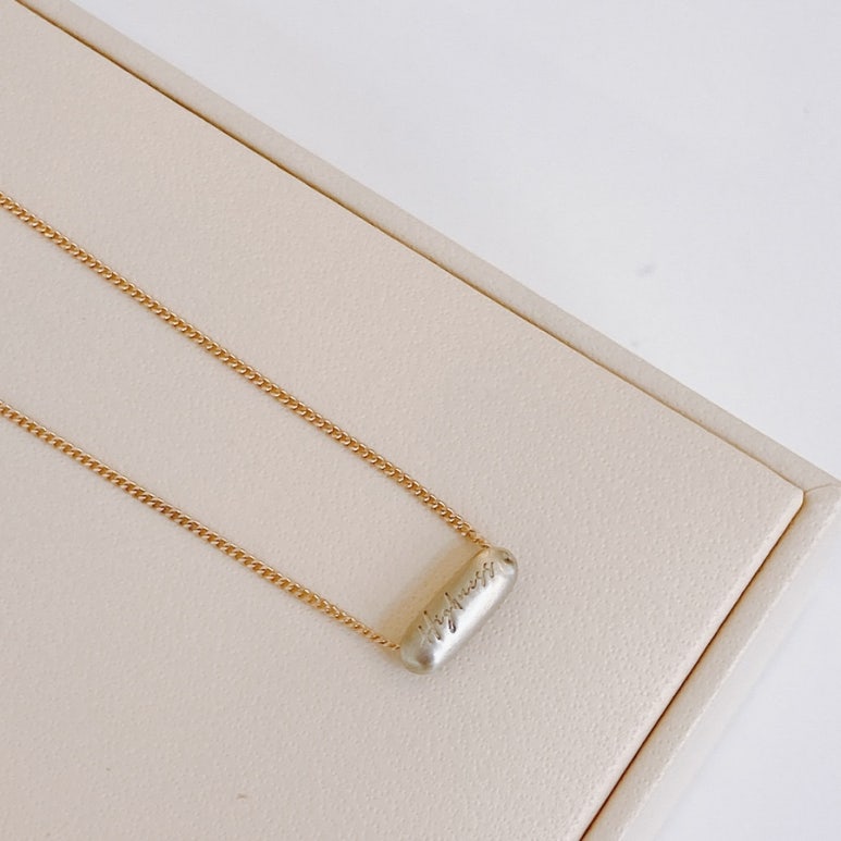 [ravien] 14k 18k 해피니스 총알 목걸이/심플한 목걸이 추천/우정목걸이/레이어드 목걸이/데일리 목걸이/이니셜각인 ...