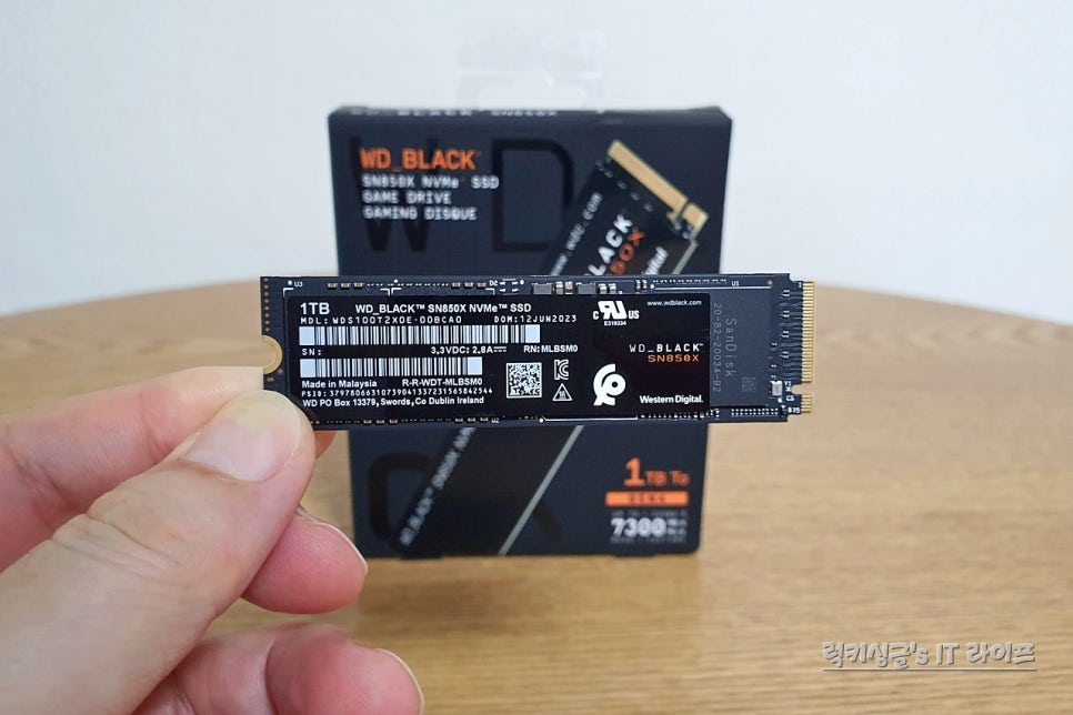 WD BLACK SN850X NVMe SSD 1TB 성능 벤치마크 리뷰 : 네이버 블로그