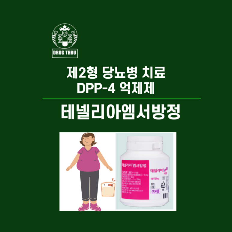 [약사의 해설] 테넬리아엠서방정, 제2형 당뇨병 치료제 (DPP4-억제제) : 네이버 블로그