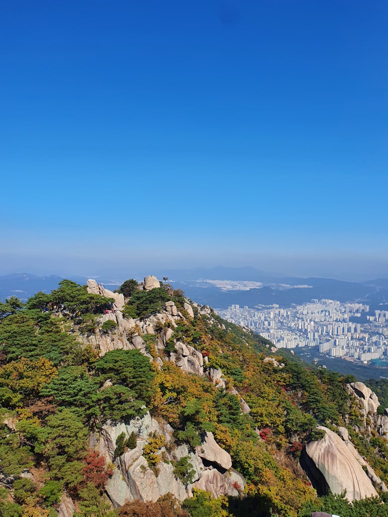 도봉산 신선대 코스 초보 등산코스 지도 주차 서울 단풍 명소 도봉탐방지원센터~정상 네이버 블로그