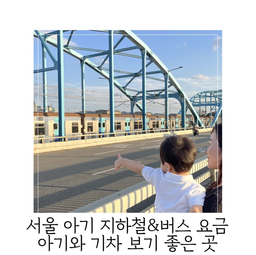 서울 유아 지하철and버스요금 알아보기feat 기차 구경하기 좋은 명소는 네이버 블로그