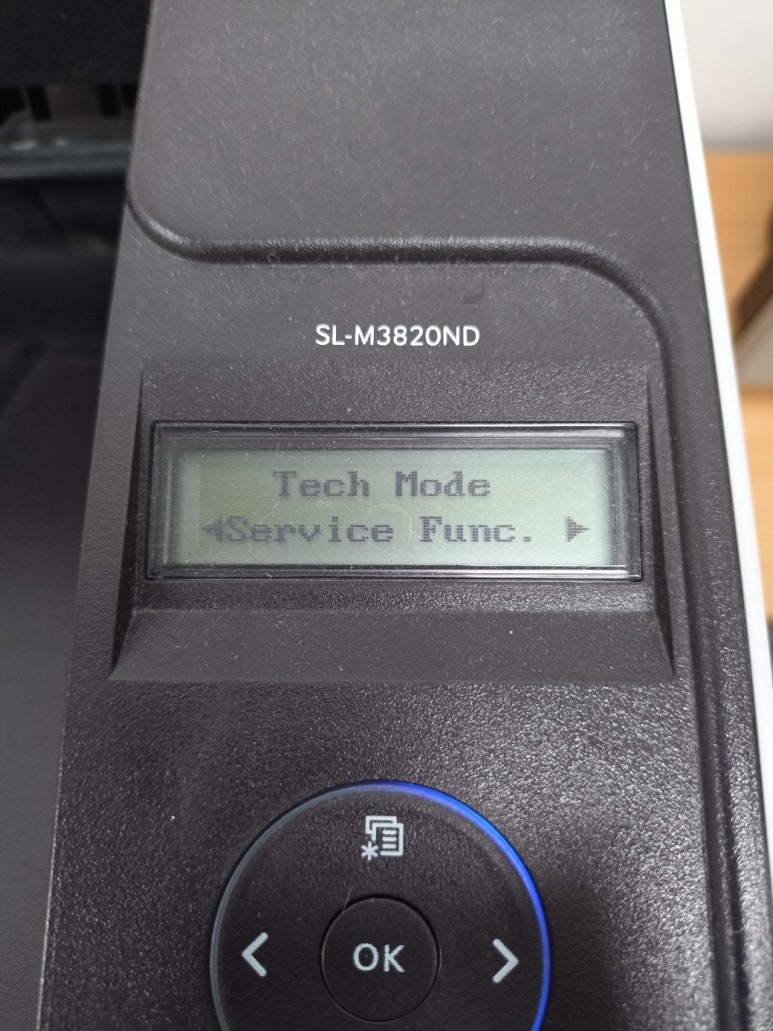 [삼성] 복합기/프린터기 수명 초기화 방법 (SL-M3820ND) : 네이버 블로그