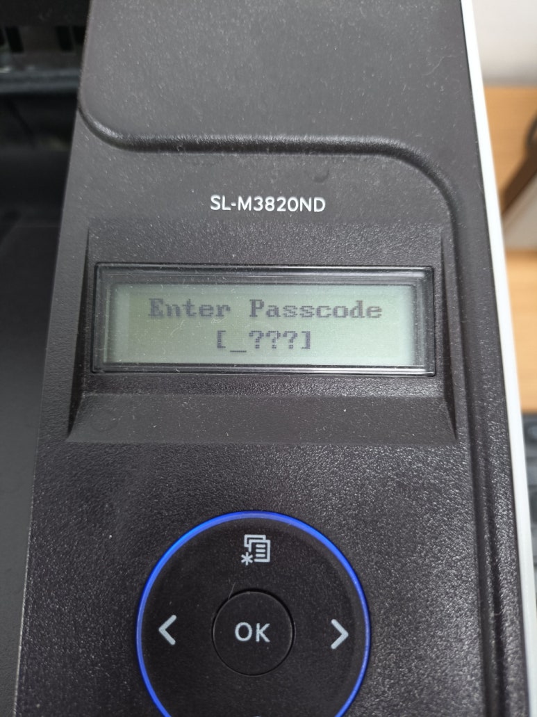 [삼성] 복합기/프린터기 수명 초기화 방법 (SL-M3820ND) : 네이버 블로그