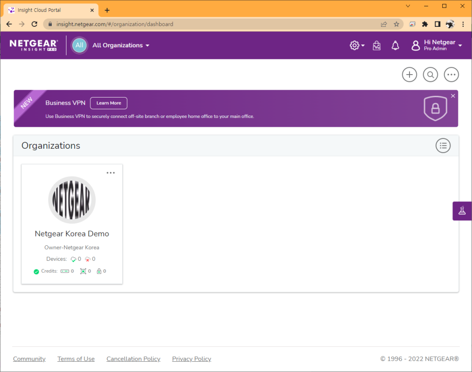 NETGEAR Insight Pro 넷기어 인사이트 프로 - Organization (조직) 과 Location (위치) : 네이버 블로그