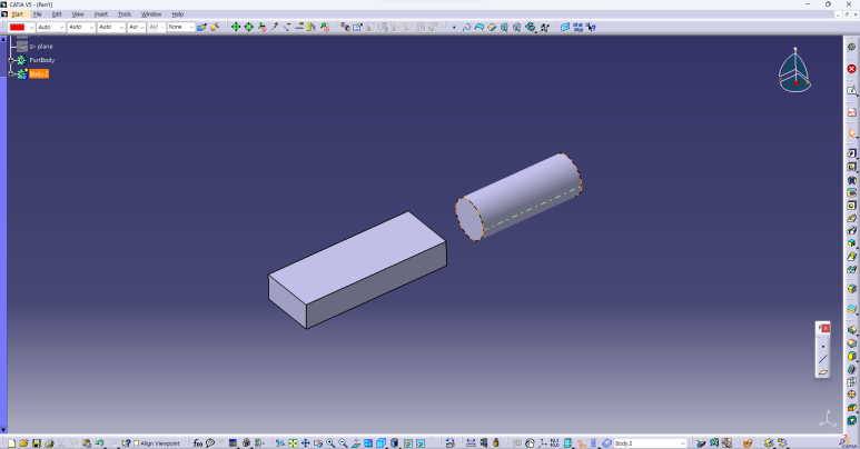 catia(카티아) Multi-sections Solid 기능 : 네이버 블로그