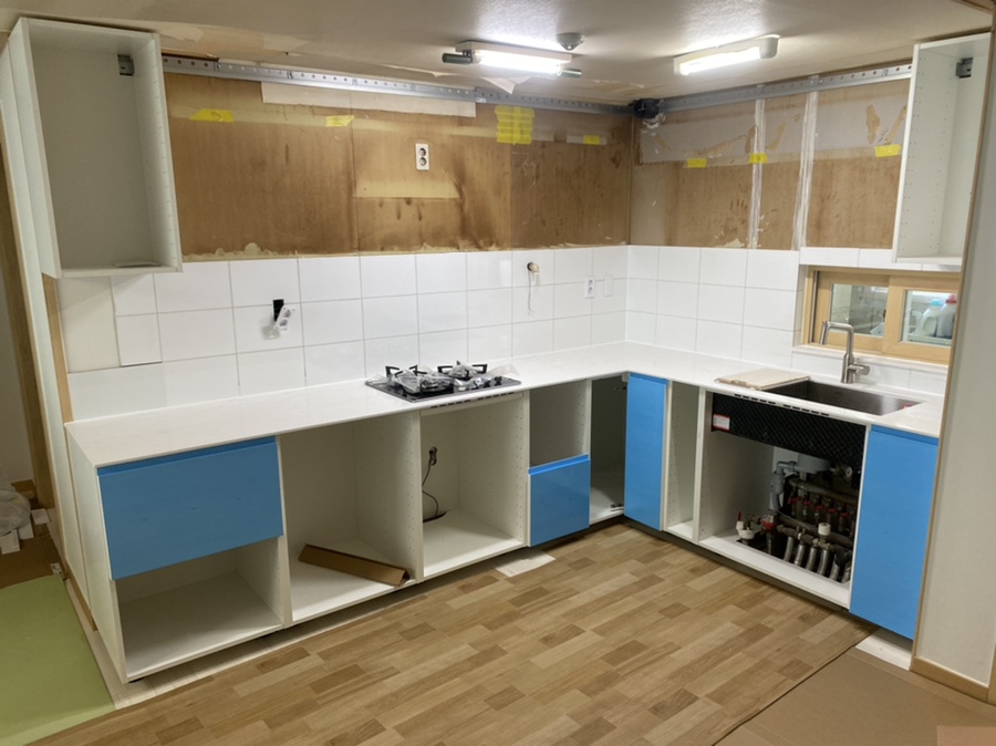 안산시 이케아 주방 싱크대 상판 LX하이막스 오로라블랑 : 네이버 블로그