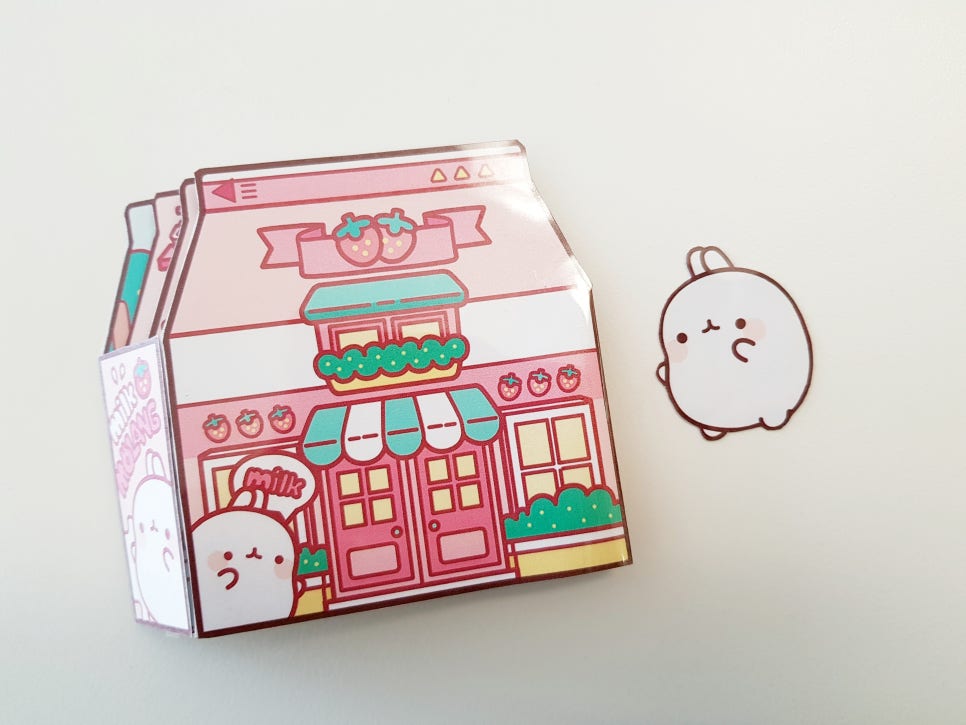 몰랑이 집 스퀴시북 만들기 우유 스퀴시 하우스 그림 그리는 랭이 도안 네이버 블로그