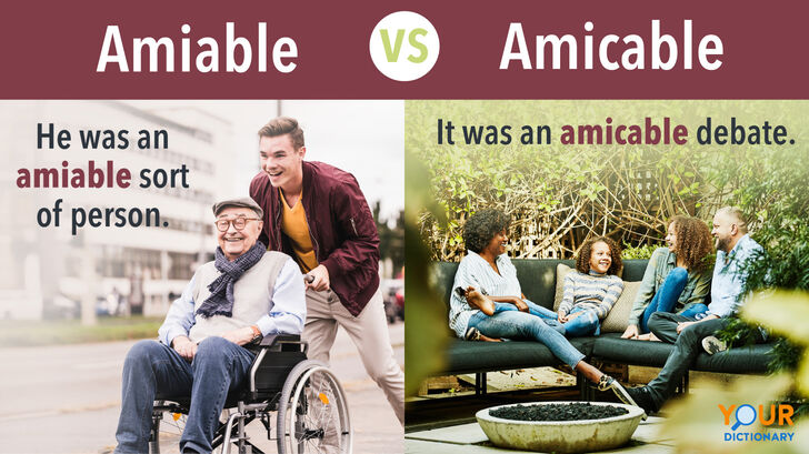 amiable, amicable 차이, 뜻 / 환경친화적인 environmentally friendly, genial 의미 ...
