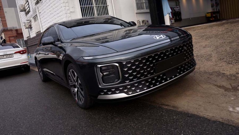 현대 디올뉴 그랜저 GN7 녹턴 그레이 메탈릭차량 썬팅, 언더코팅 솔라가드 신차패키지 작업후기 : 네이버 블로그