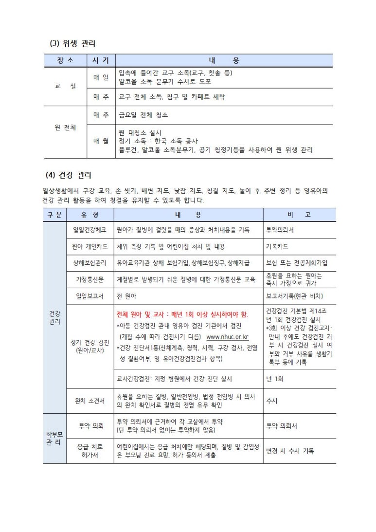 어린이집 운영계획서 4 네이버 블로그