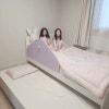 여아침대and침구 자매 침대 구매후기 한샘 샘키즈 슬라이딩 침대 마이하우스 래빗 침구 및 래빗 애착인형 네이버 블로그