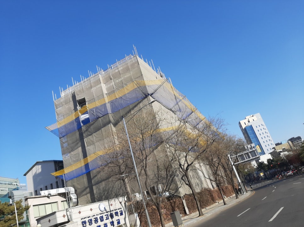 서울 중구 한양공업고등학교 공사현장 수직보호망 낙하물방지망 설치 주교신 안전망설치및해체 전문기업 네이버 블로그